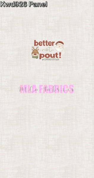 KWD926 PANEL — MLAFabrics