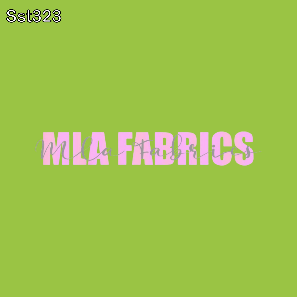 SST323 — MLAFabrics